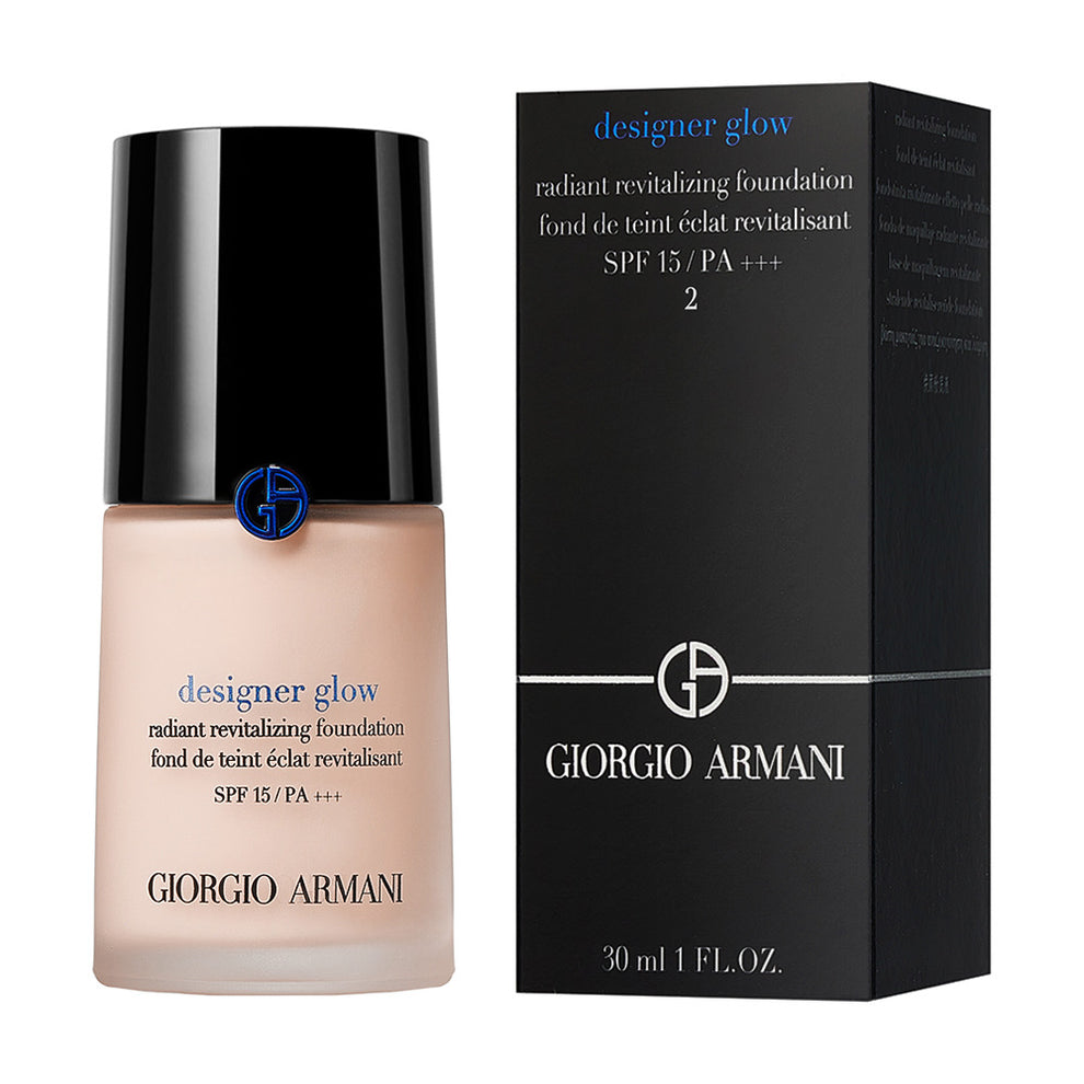 Giorgio Armani Designer Glow Foundation 30ml 阿玛尼蓝标大师粉底液 – ALL BEAUTY NZ